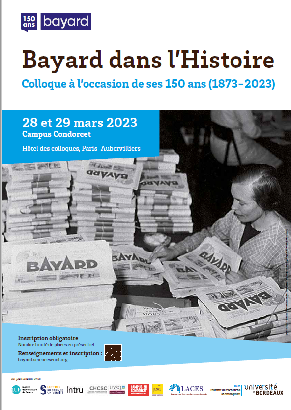 Colloque à l’occasion des 150 ans du groupe BAYARD (1873-2023 ...